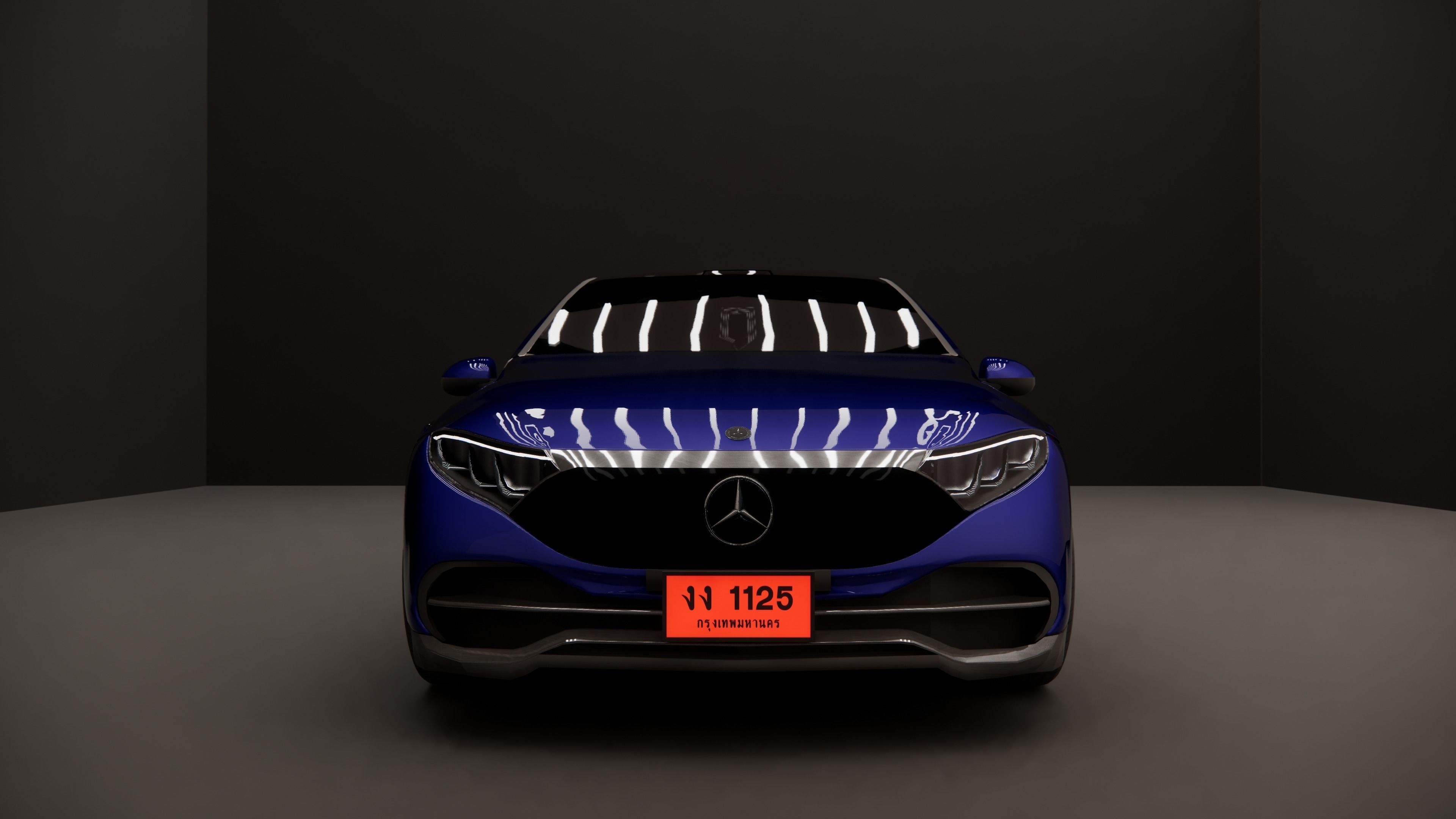 Mercedes Benz EQS 2021 Exterior modeling free 3D model | CGTrader