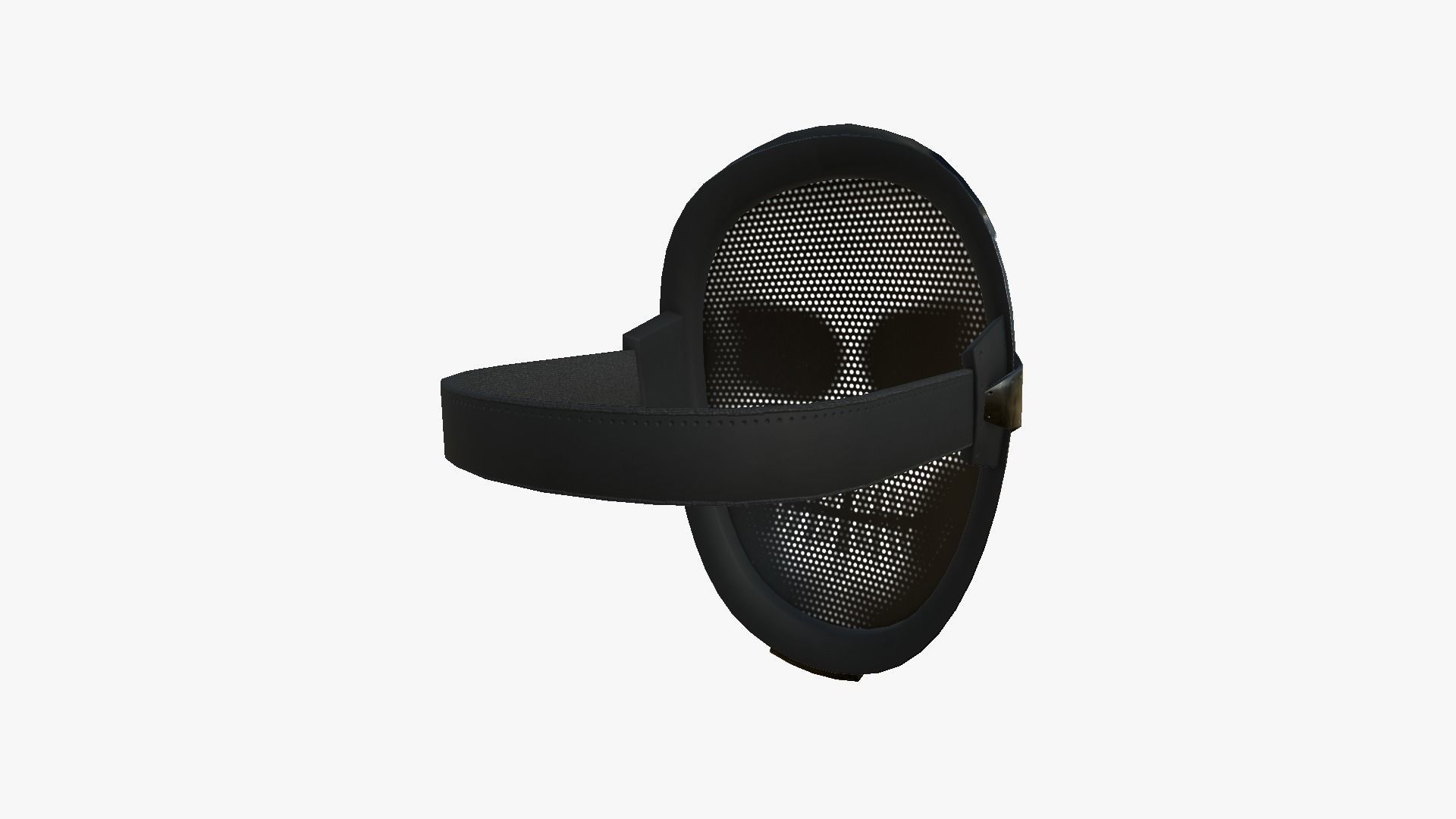 3D model LED Screen Mask - A09 Skull - Character Design VR / AR / low ...