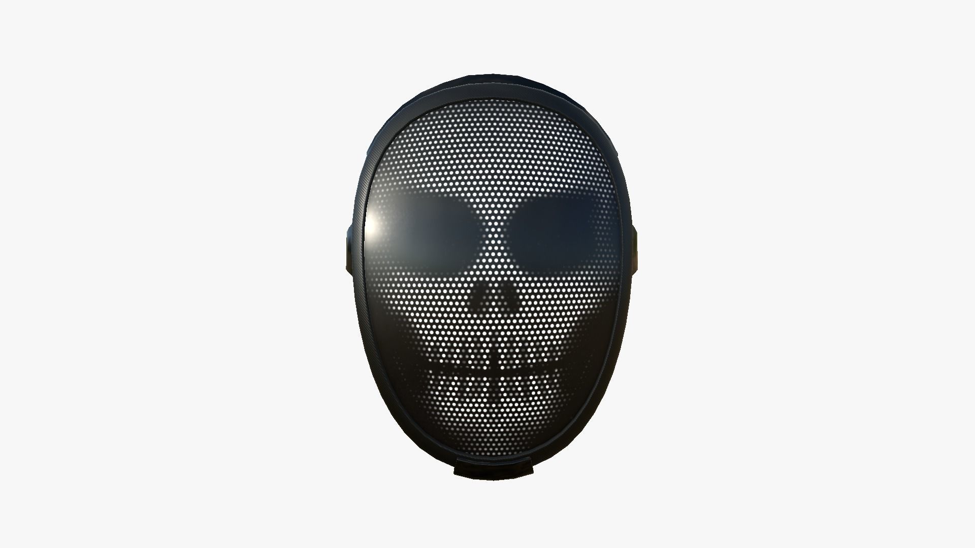 3D model LED Screen Mask - A09 Skull - Character Design VR / AR / low ...