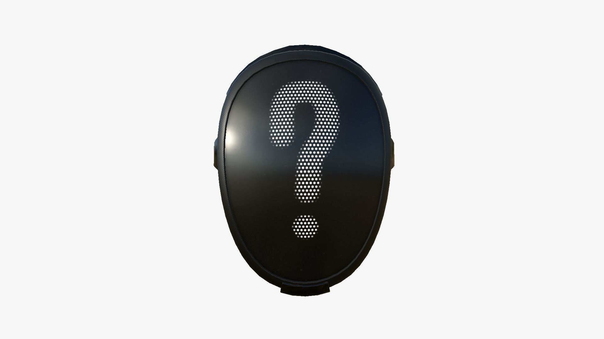 3D model LED Screen Mask - A10 Question - Character Design VR / AR ...