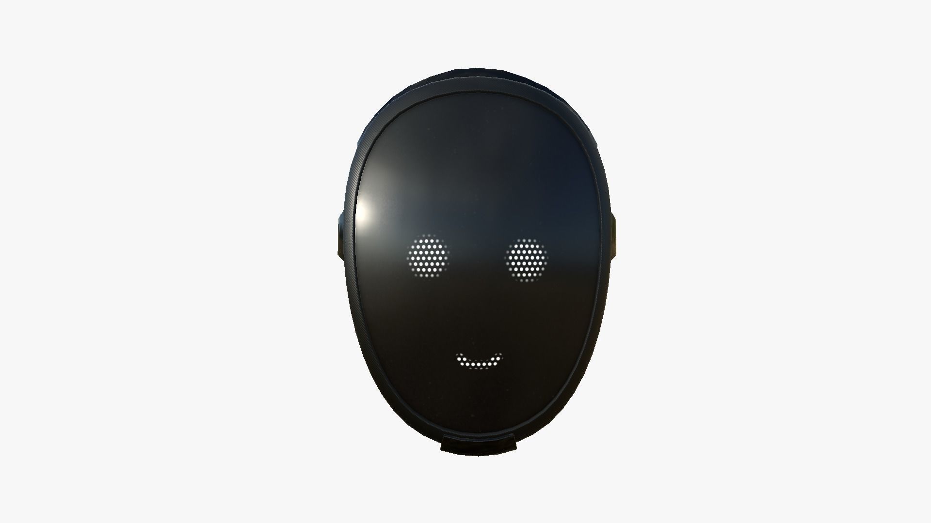 3D model LED Screen Mask - A11 Robot Face - Character Design VR / AR ...