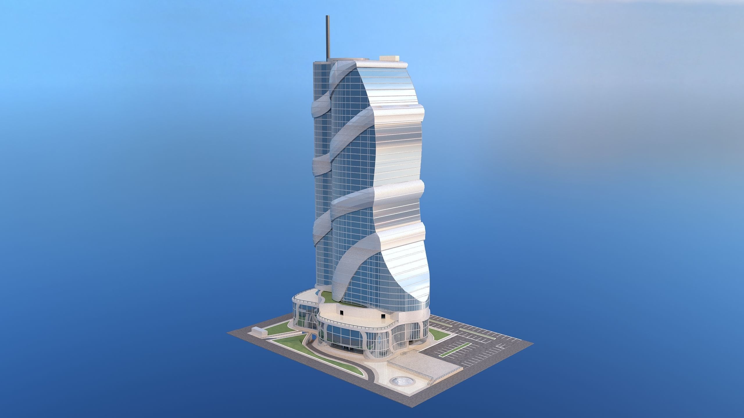 0175 - Skyscraper 3D model | CGTrader