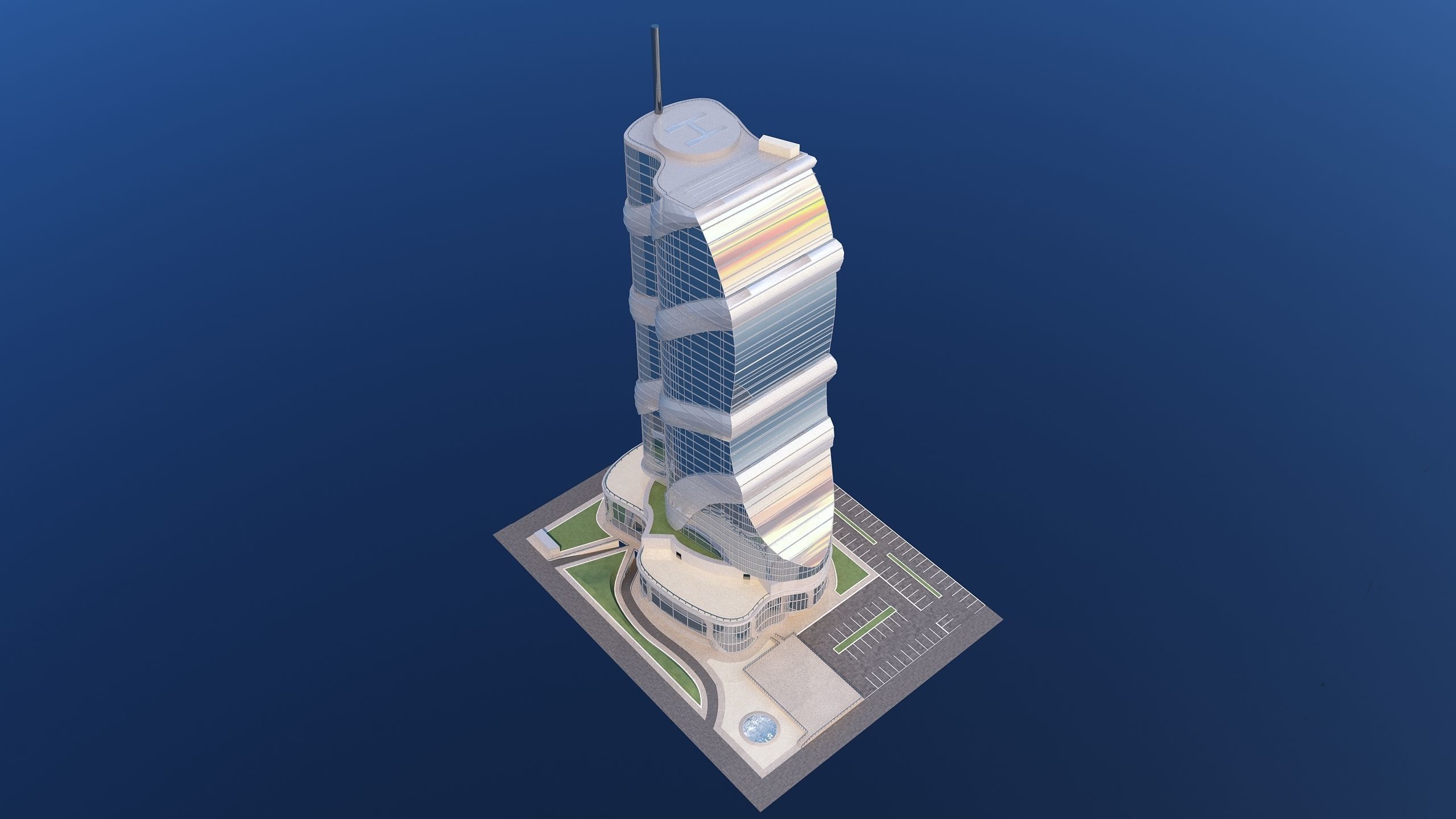 0175 - Skyscraper 3D model | CGTrader