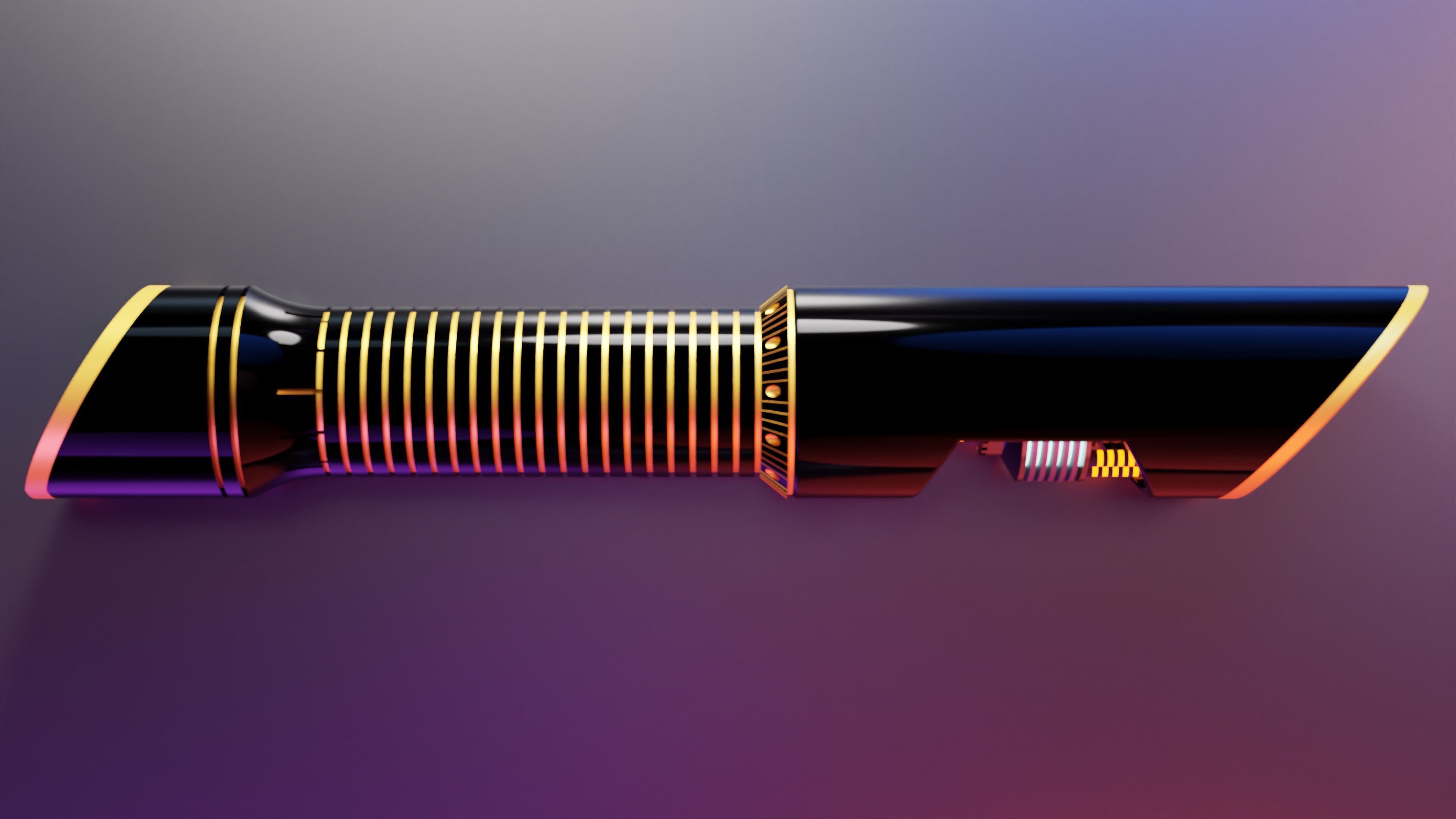 Lightsaber Deathseeker free 3D model | CGTrader