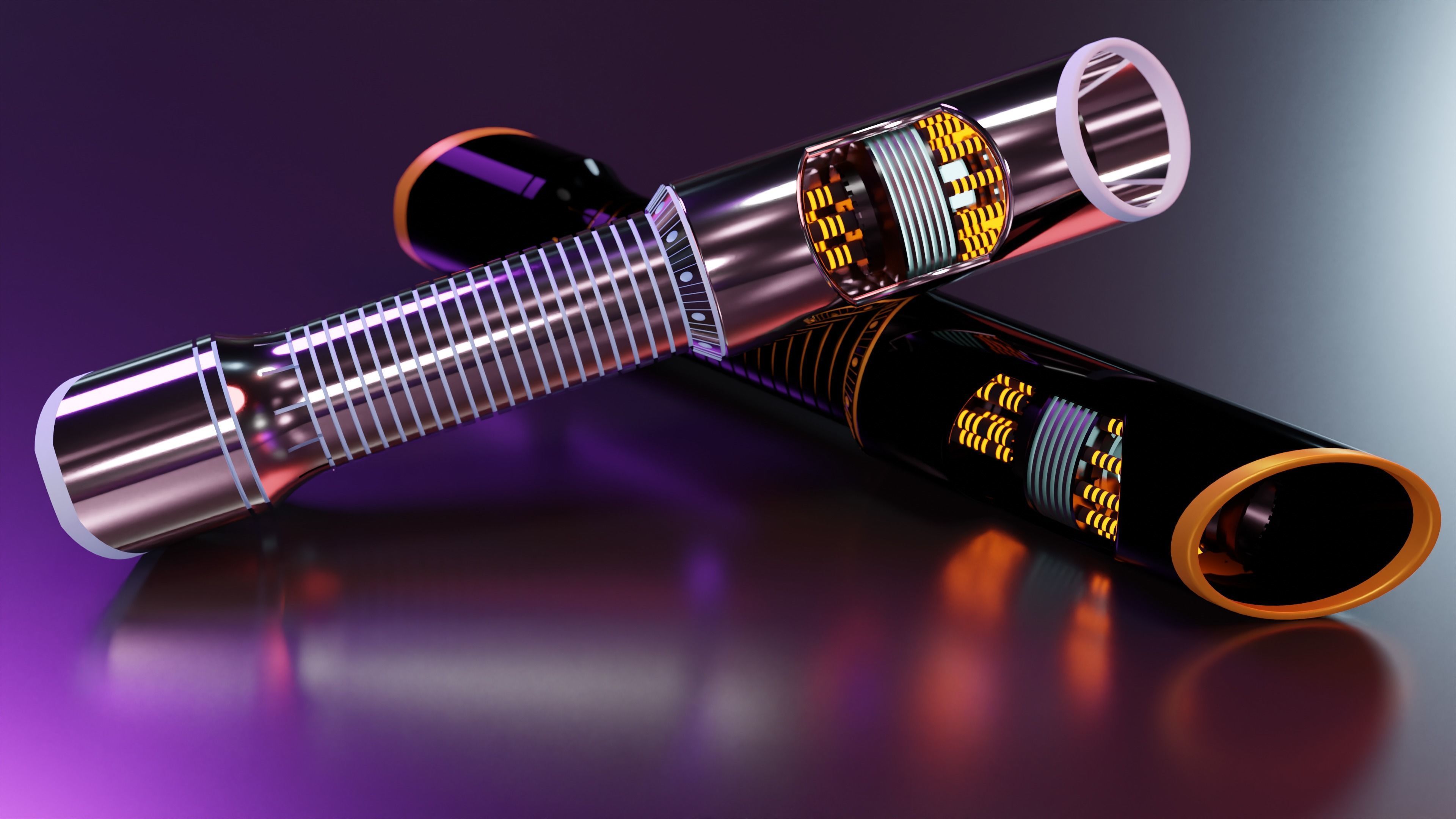 Lightsaber Deathseeker free 3D model | CGTrader