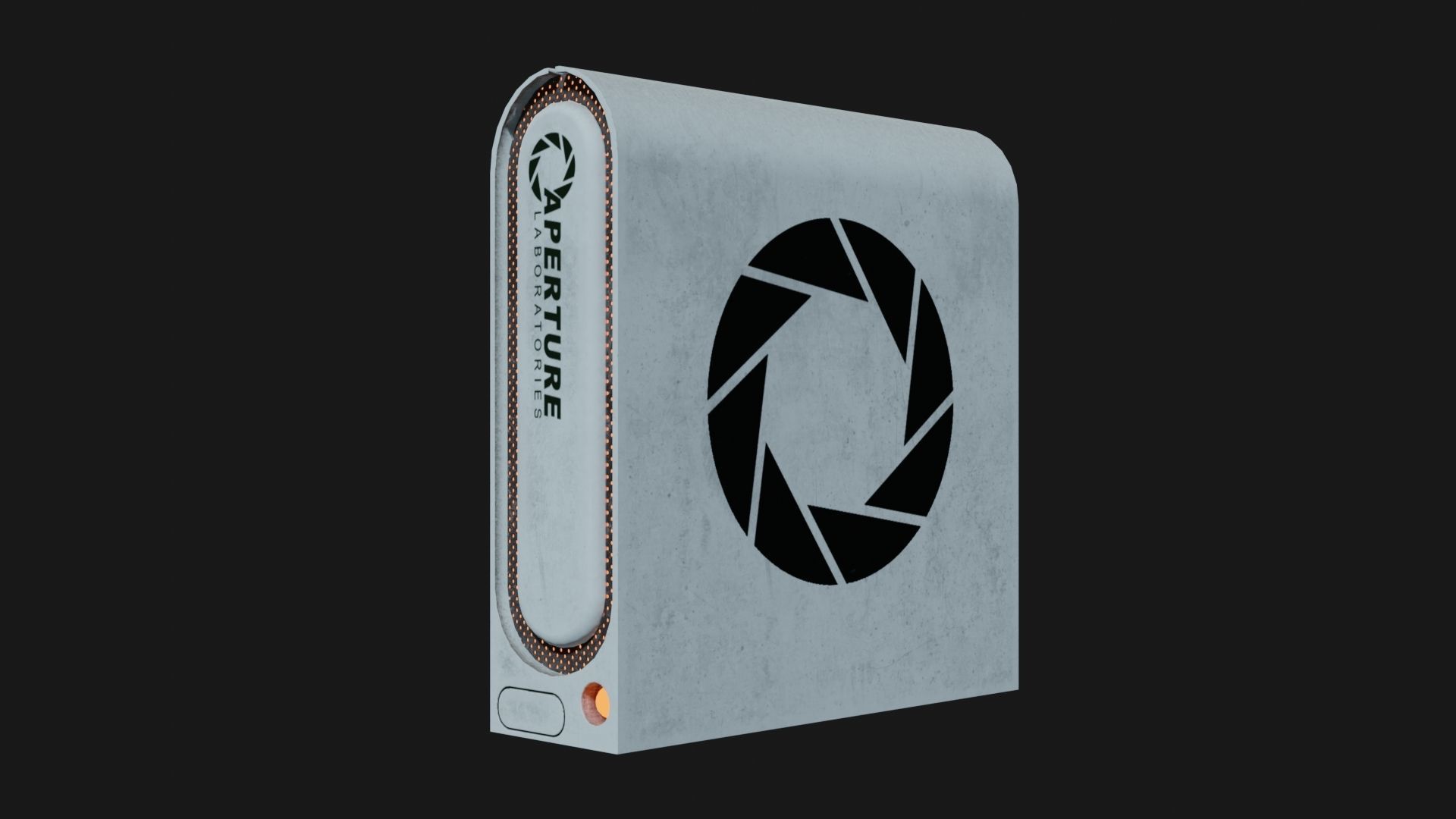Aperture Laboratories Computer Portal 3D model | CGTrader