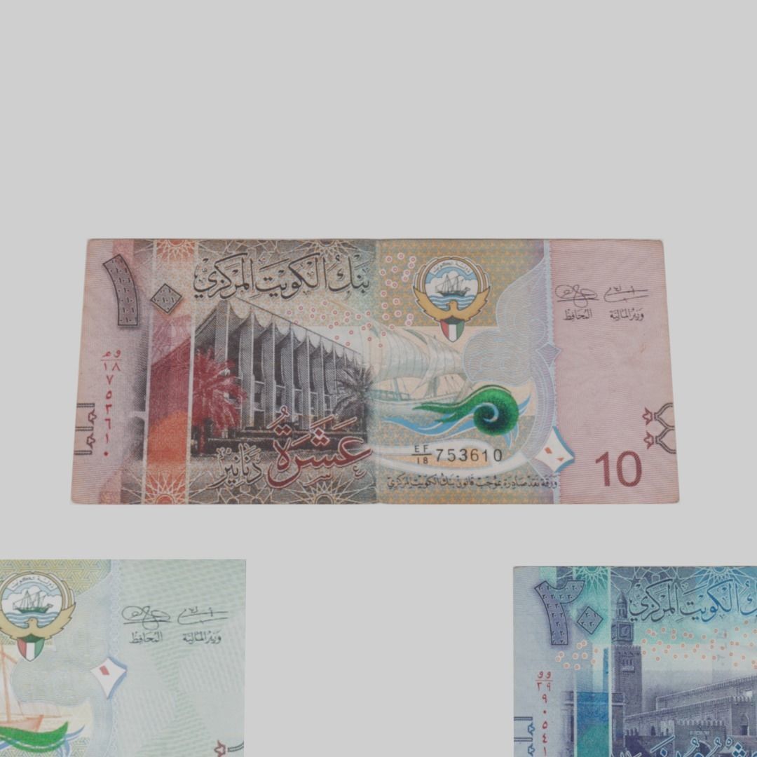 3D model Kuwait currency VR / AR / low-poly | CGTrader