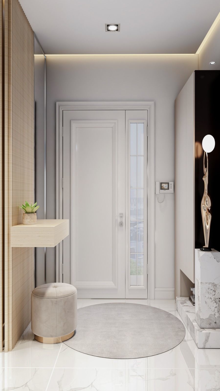 3D model Neo classic door VR / AR / low-poly | CGTrader