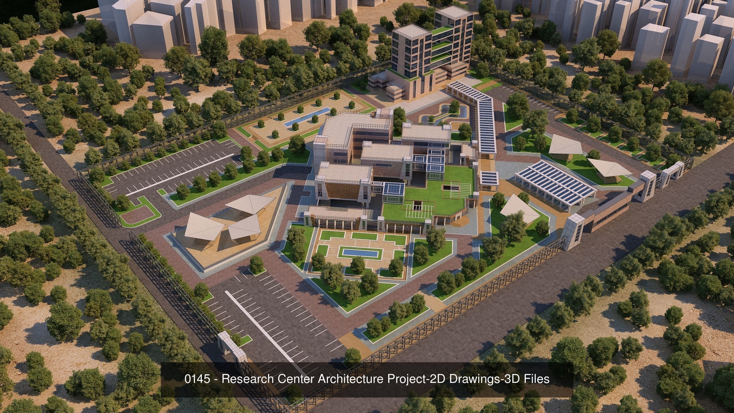 36 Architecture 3D Projects - 2D Drawings - Bundle 3D Model Collection ...