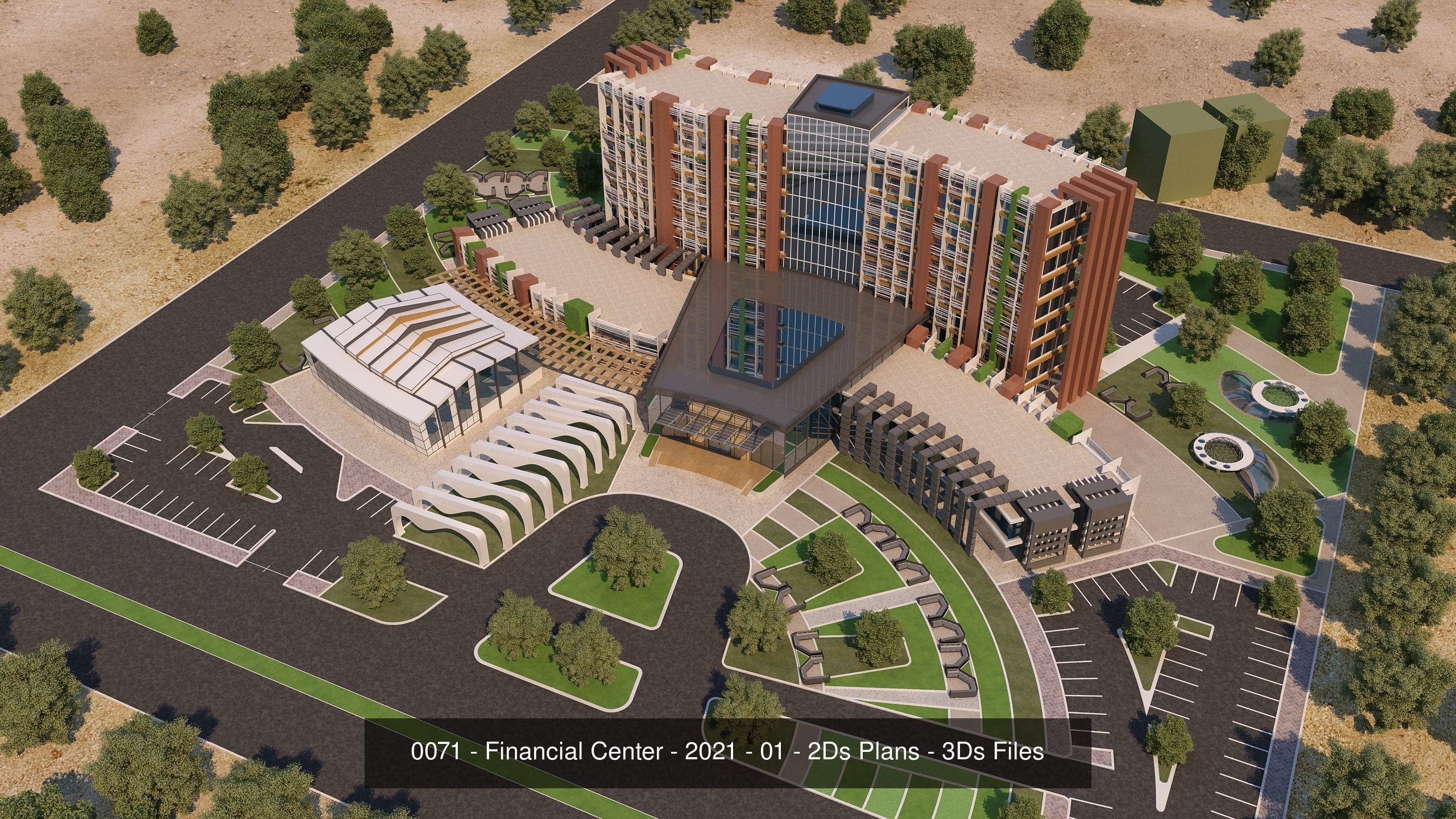 36 Architecture 3D Projects - 2D Drawings - Bundle 3D Model Collection ...