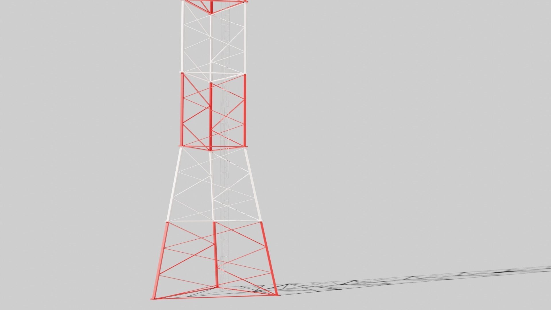 3D model Radio Tower Antenna 03 VR / AR / low-poly | CGTrader