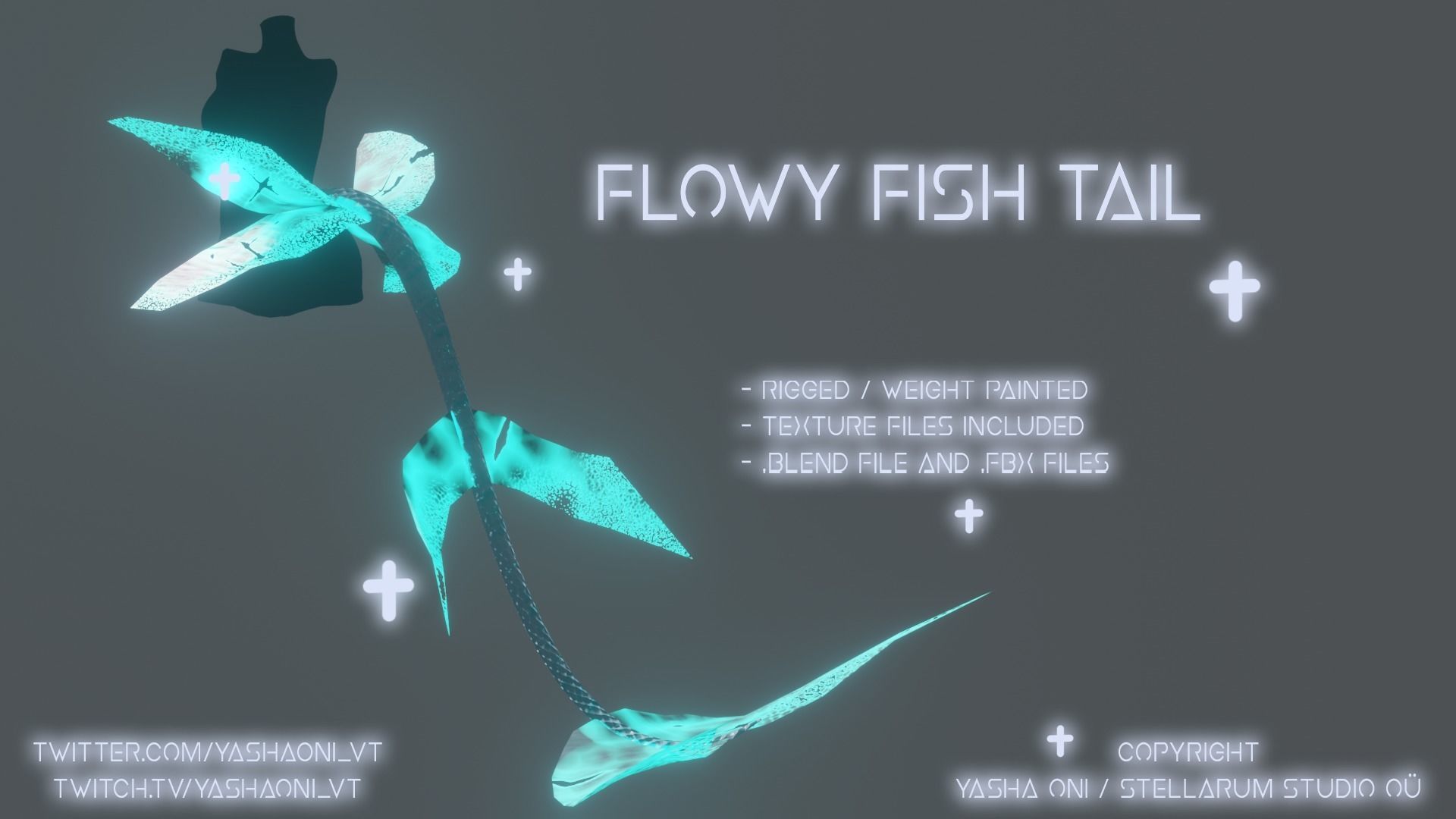 3D model Variety tails pack VR / AR / low-poly | CGTrader