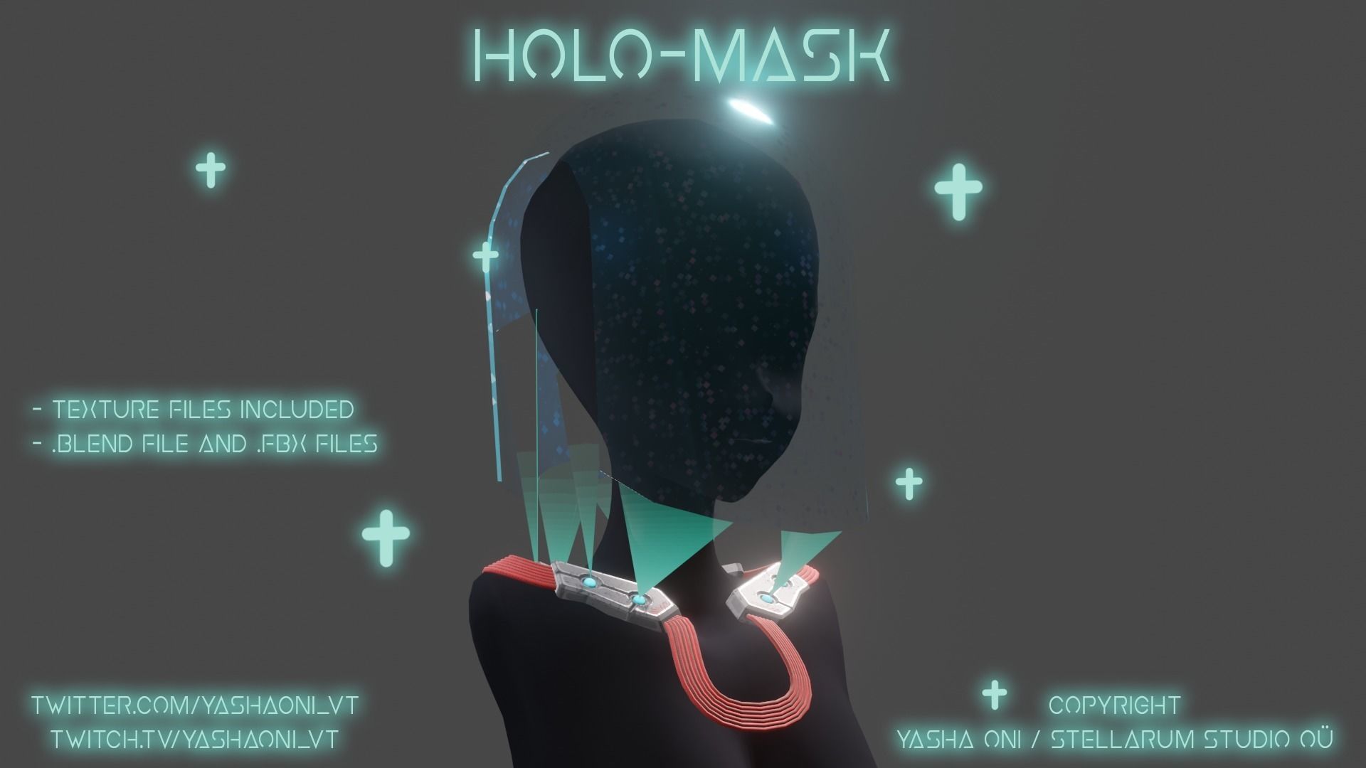 3D model Holo mask VR / AR / low-poly | CGTrader