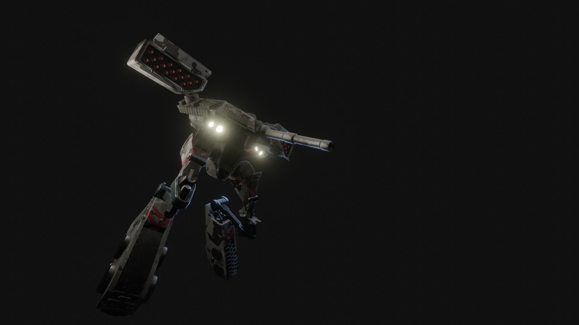 3D model Tank Mecha VR / AR / low-poly | CGTrader