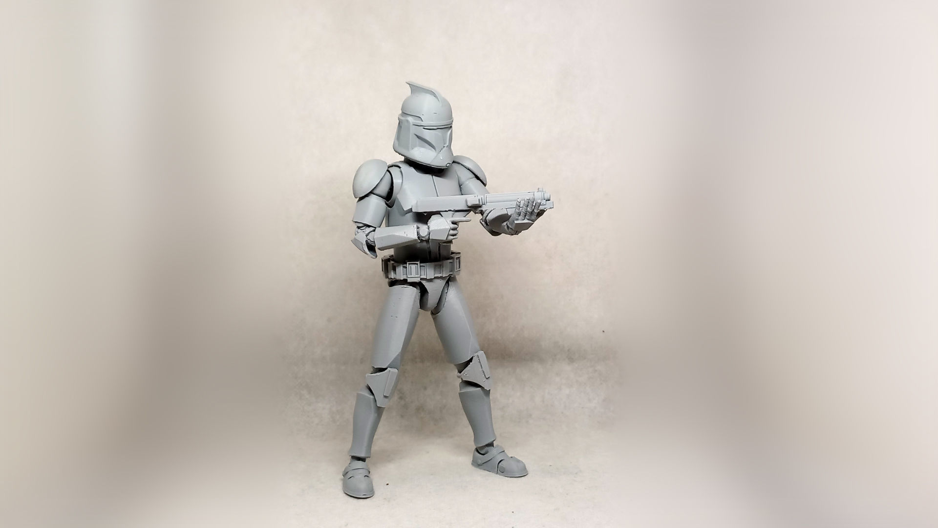 Star Wars Clone Trooper articulated action figure CloneTrooper 3D model ...