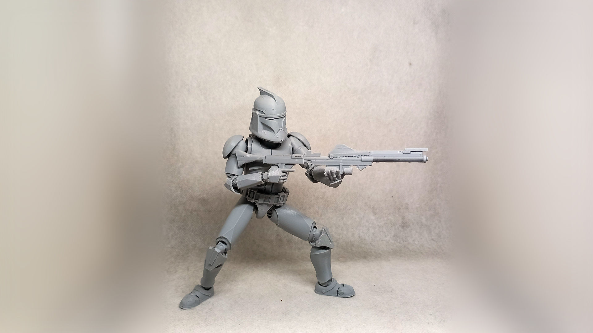 Star Wars Clone Trooper articulated action figure CloneTrooper 3D model ...