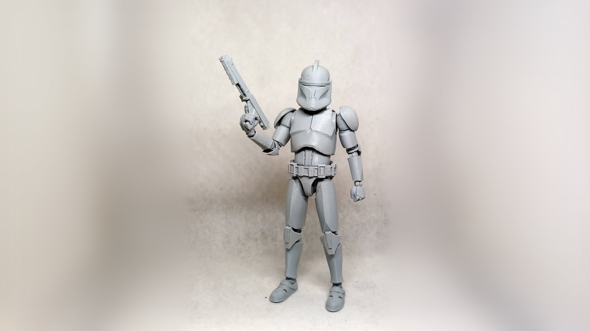 Star Wars Clone Trooper articulated action figure CloneTrooper 3D model ...