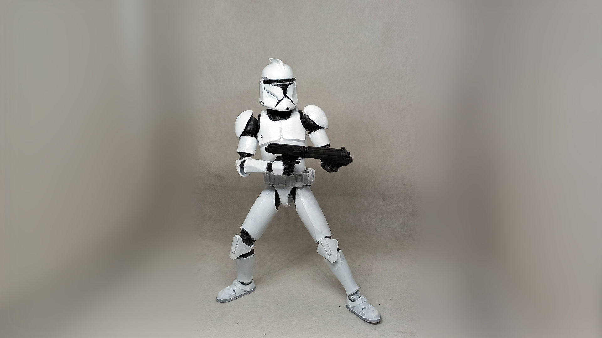 Star Wars Clone Trooper articulated action figure CloneTrooper 3D model ...