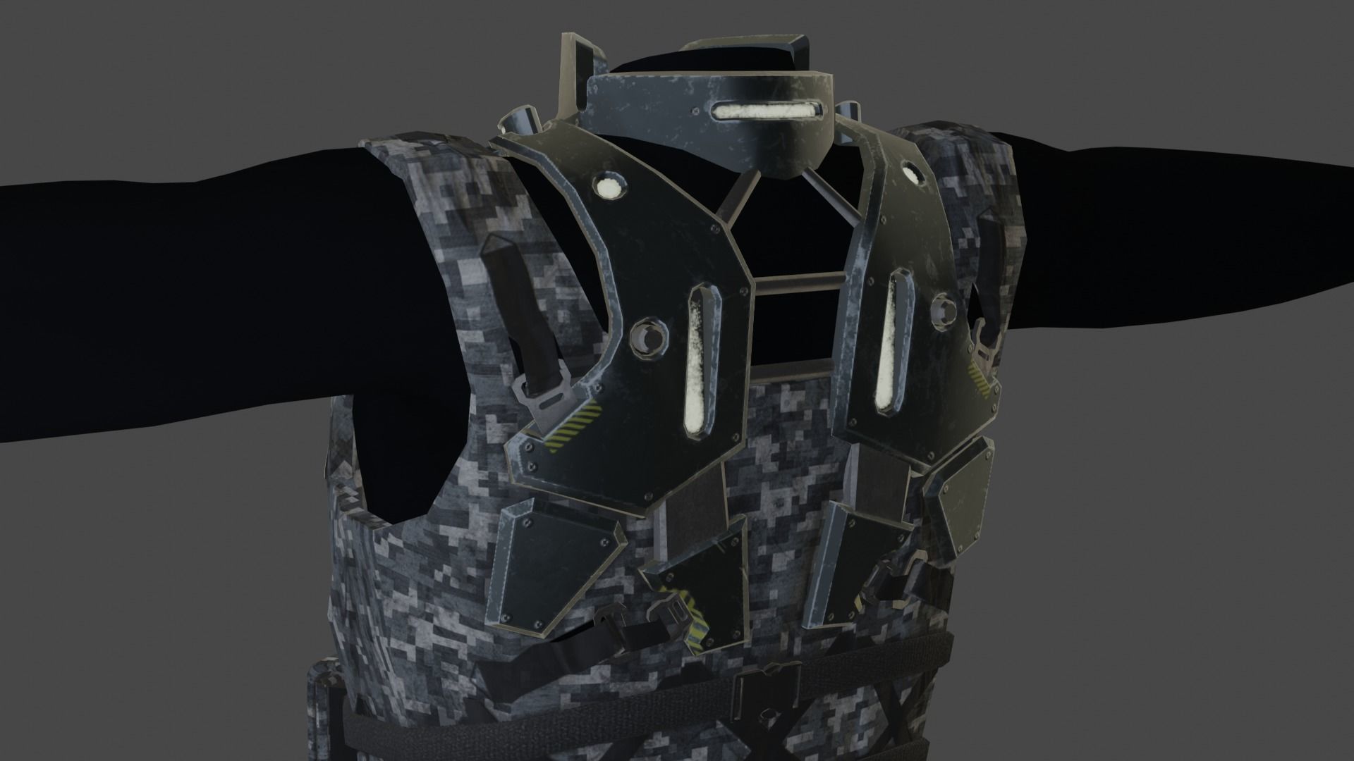 3D model Tactical tech wear Vest VR / AR / low-poly | CGTrader