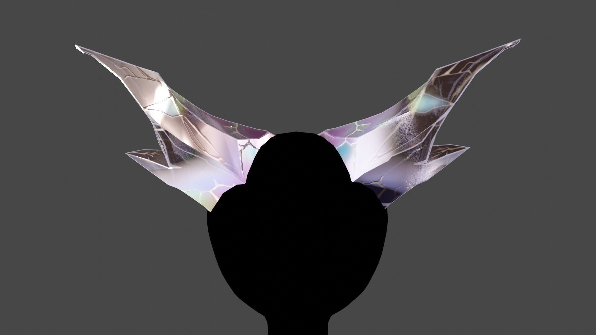 3D model Crystal Horns VR / AR / low-poly | CGTrader