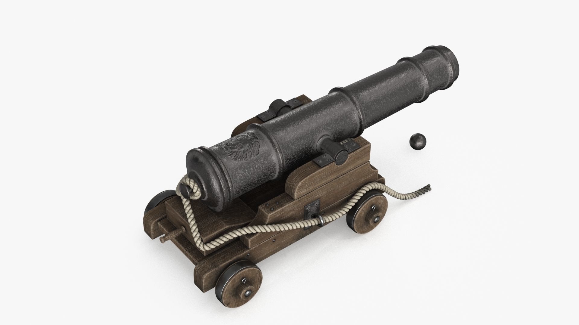 3D model Vintage Cannon Mortar VR / AR / low-poly | CGTrader