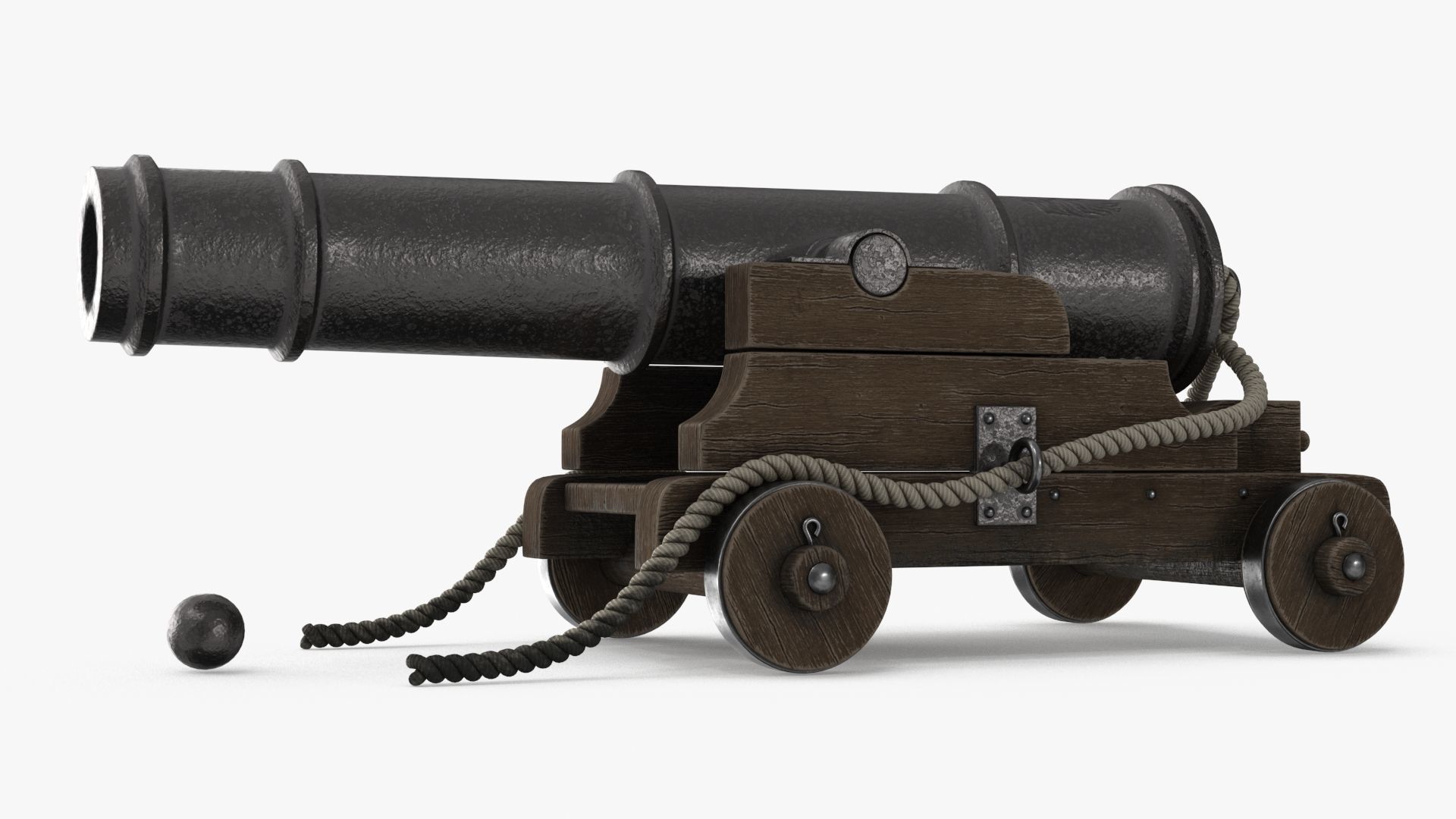 3D model Vintage Cannon Mortar VR / AR / low-poly | CGTrader