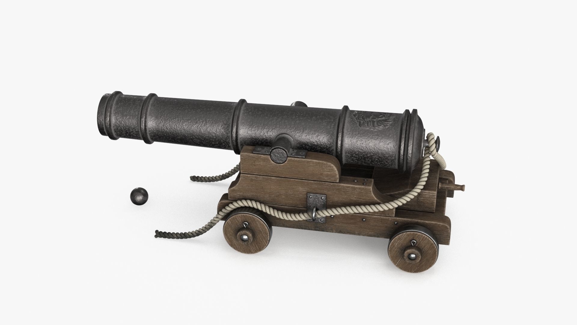 3D model Vintage Cannon Mortar VR / AR / low-poly | CGTrader