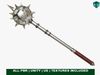 3D model Silver Mace 01 All PBR Unity UE Textures Included VR / AR ...
