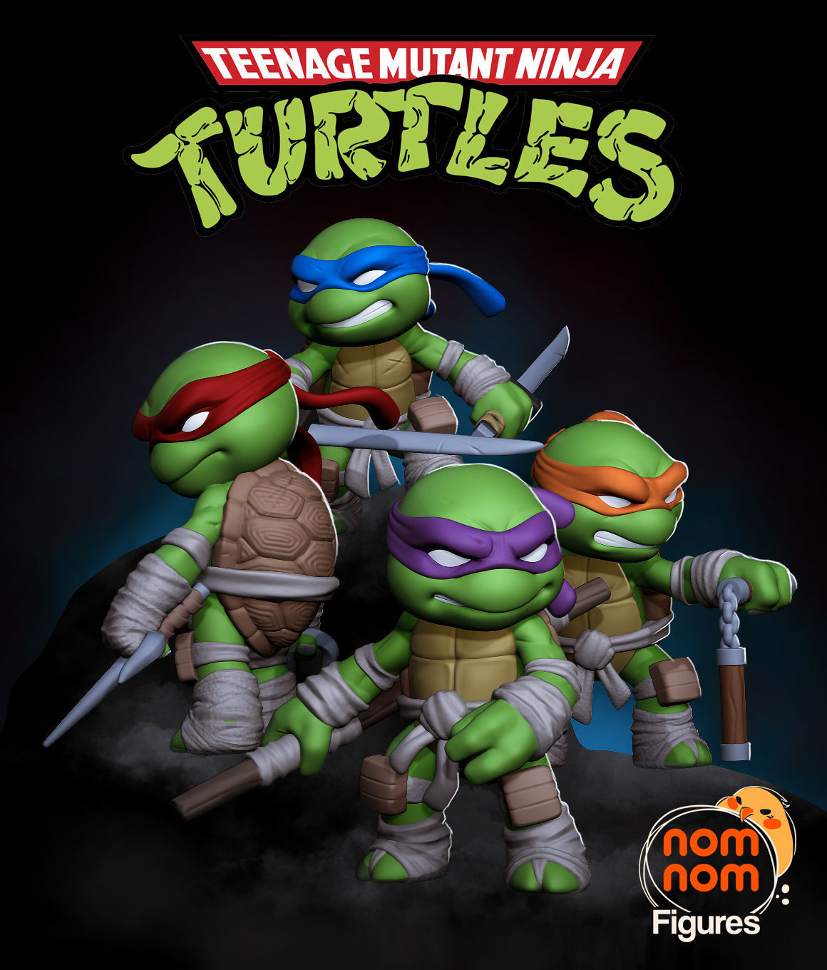 Ninja Turtles - TMNT 3D model 3D printable | CGTrader