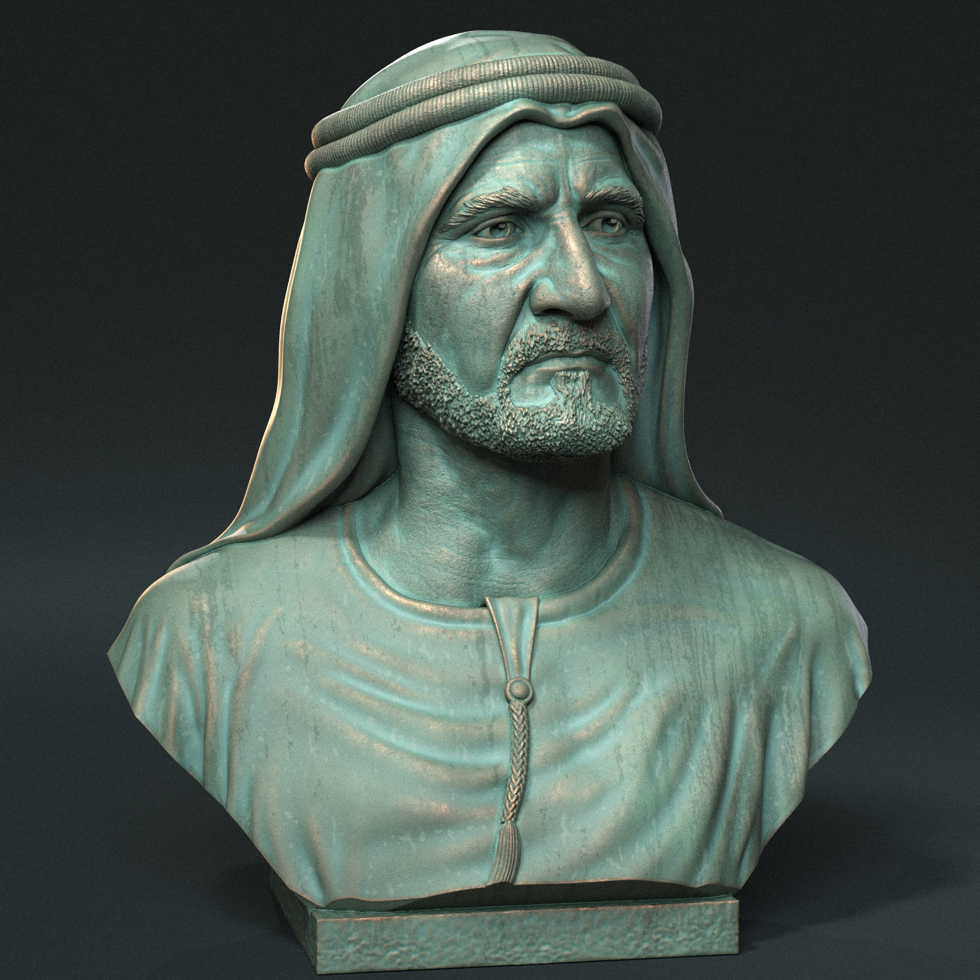 Mohammed bin Rashid Al Maktoum 3D model 3D printable | CGTrader