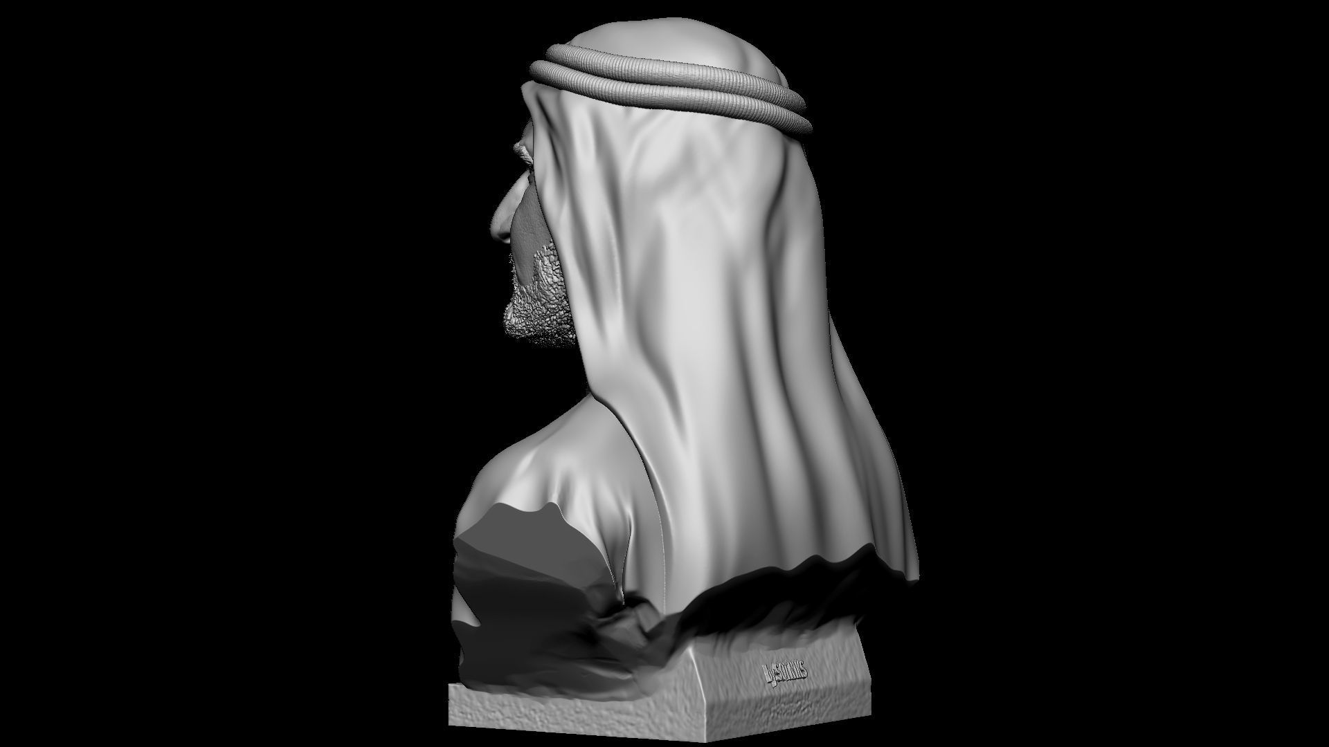 Mohammed bin Rashid Al Maktoum 3D model 3D printable | CGTrader