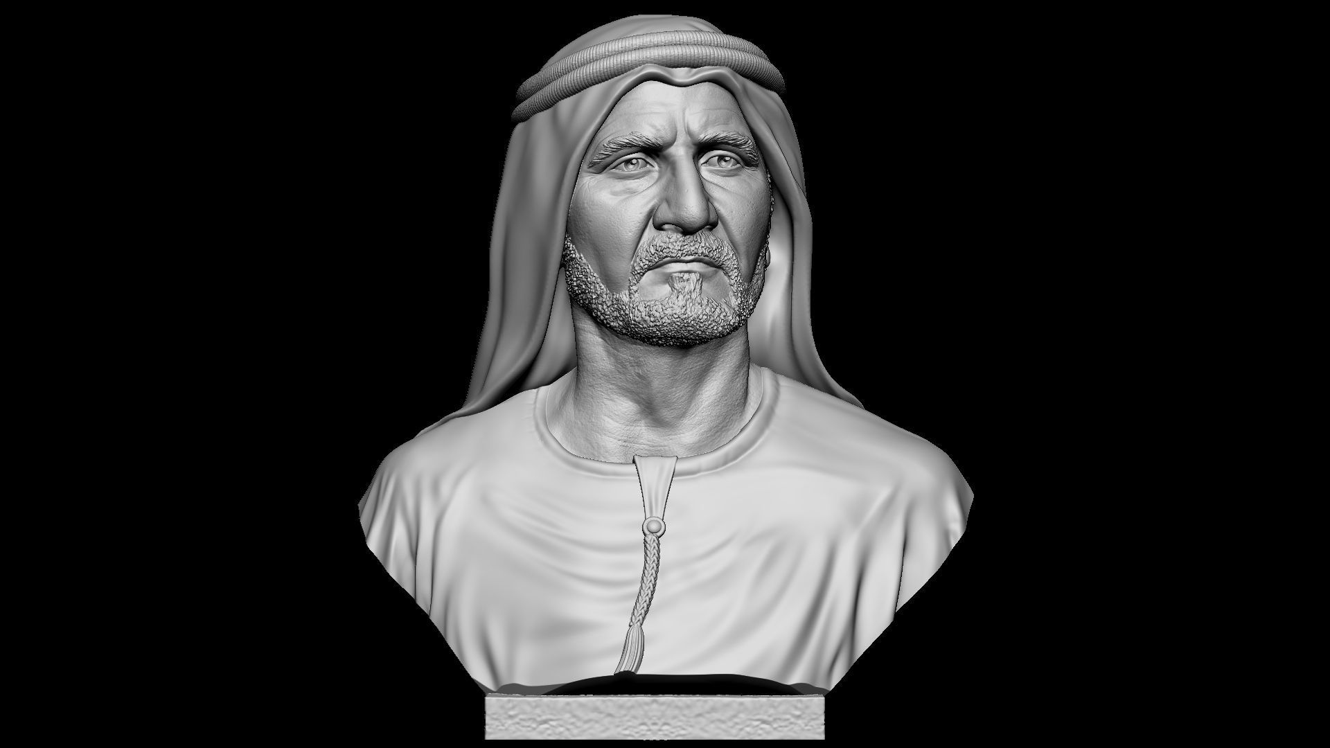 Mohammed bin Rashid Al Maktoum 3D model 3D printable | CGTrader