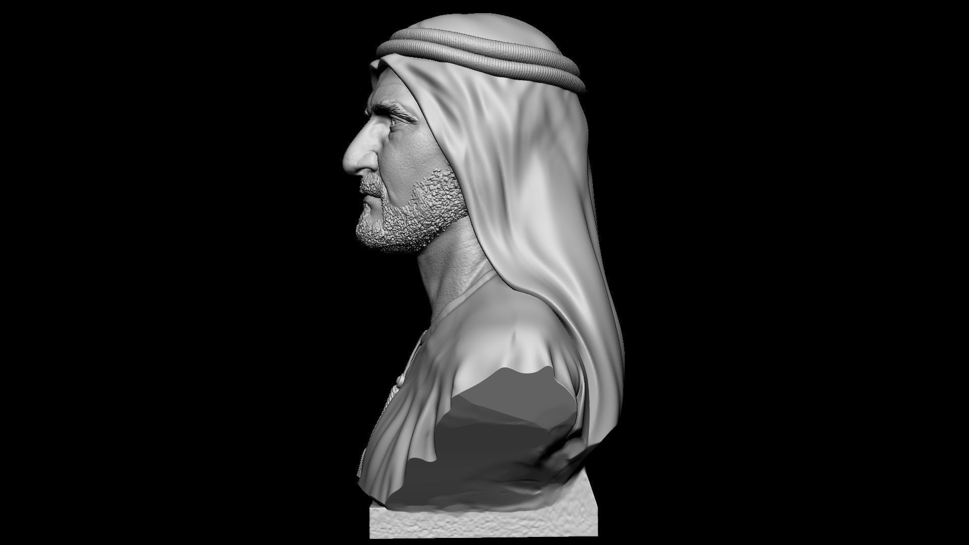 Mohammed bin Rashid Al Maktoum 3D model 3D printable | CGTrader