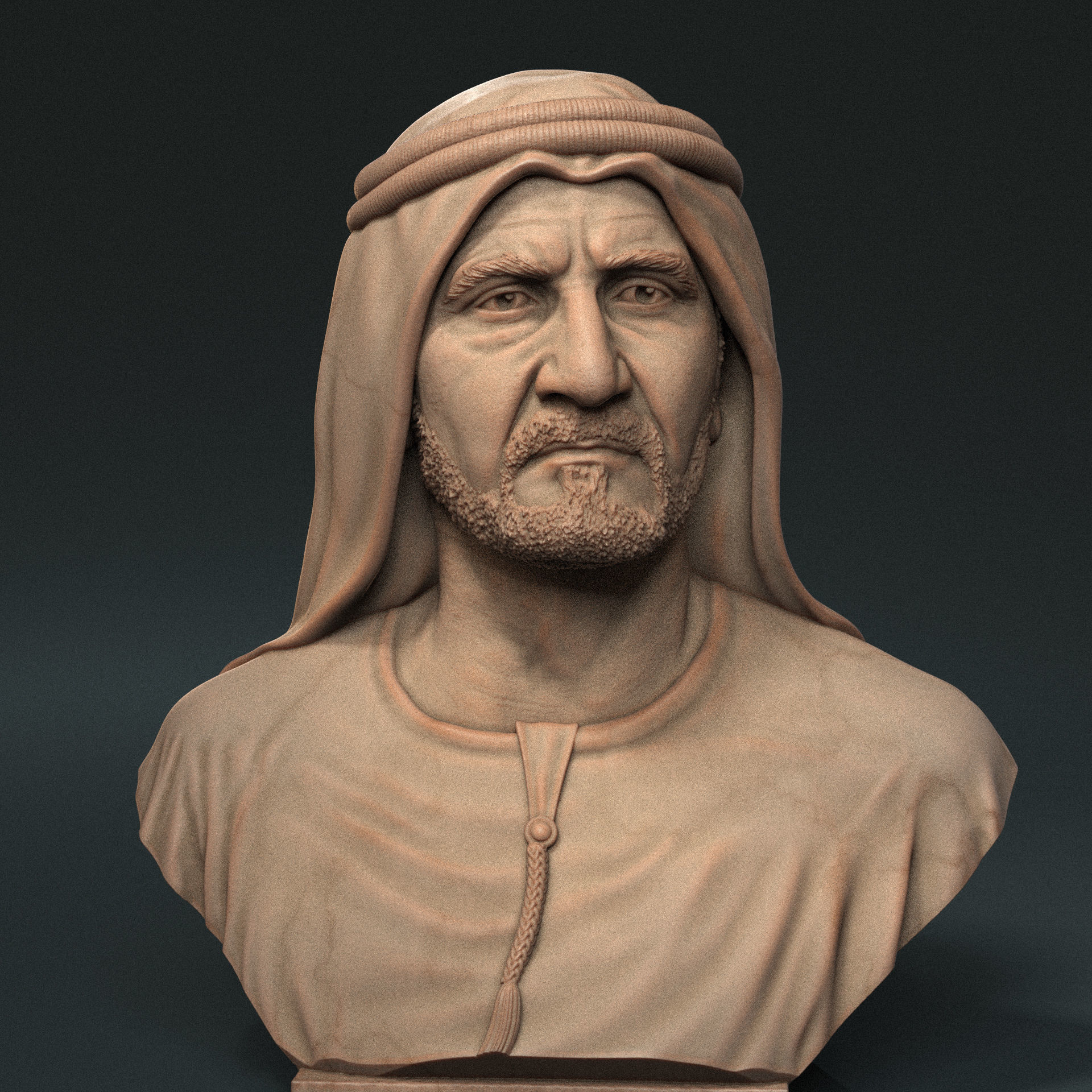 Mohammed bin Rashid Al Maktoum 3D model 3D printable | CGTrader