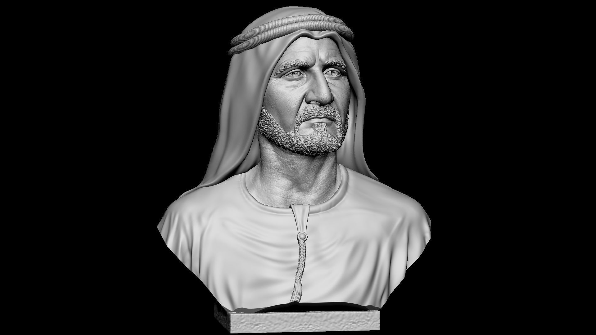 Mohammed bin Rashid Al Maktoum 3D model 3D printable | CGTrader