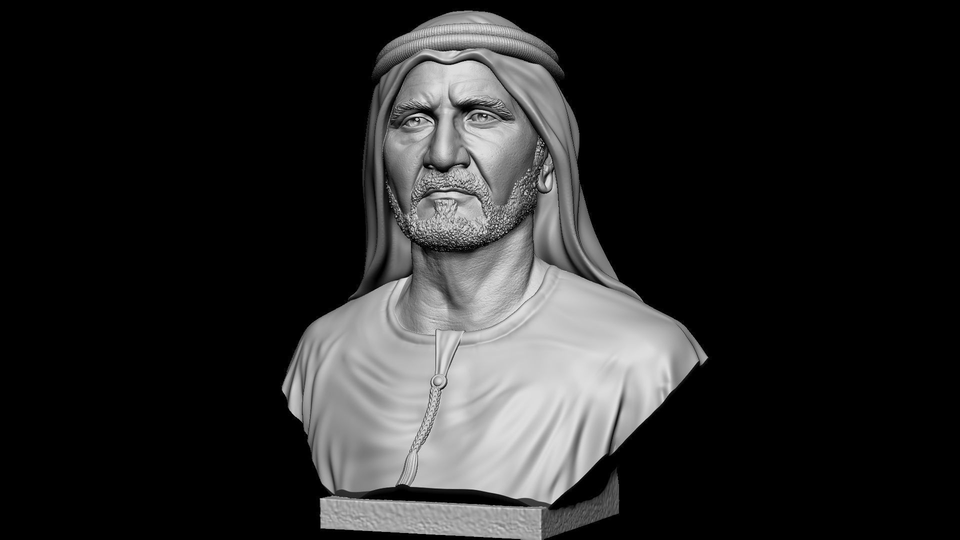 Mohammed bin Rashid Al Maktoum 3D model 3D printable | CGTrader