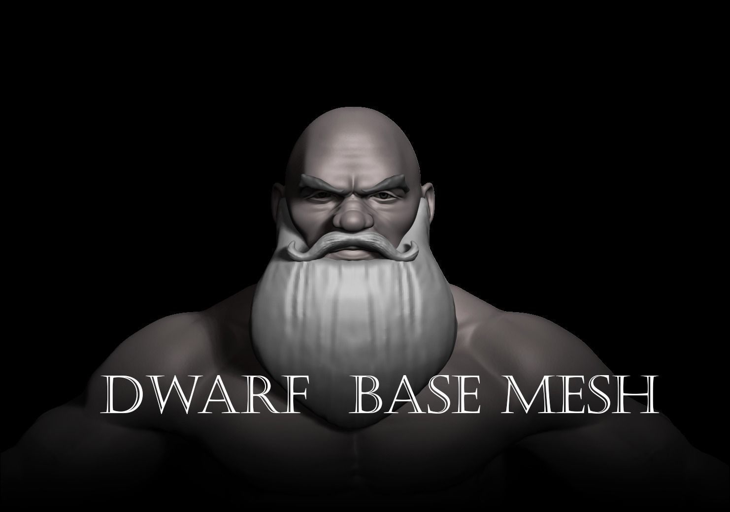 3D model DWARF-BASE MESH VR / AR / low-poly | CGTrader