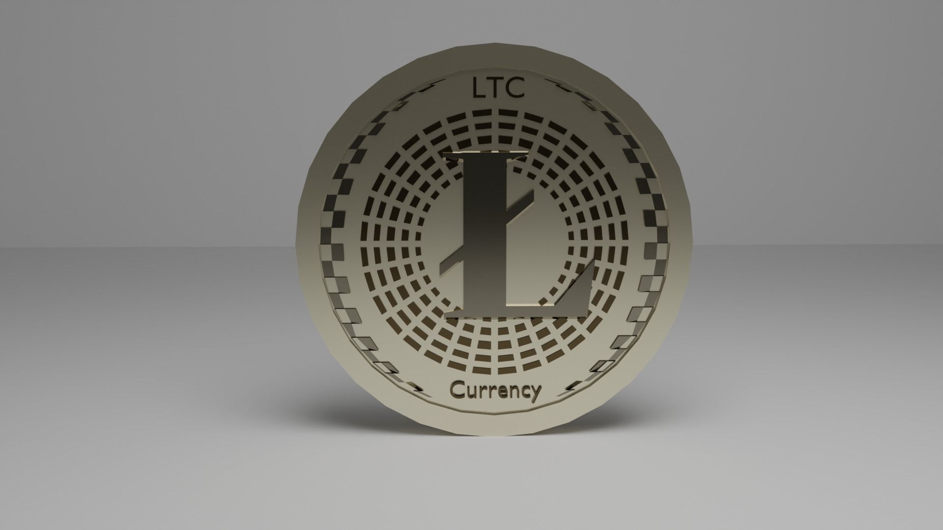 LTC Currency 3D model | CGTrader