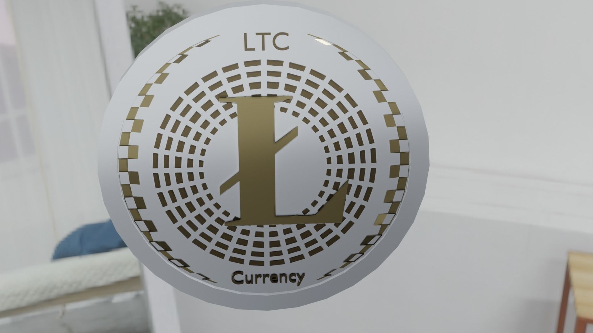 LTC Currency 3D model | CGTrader