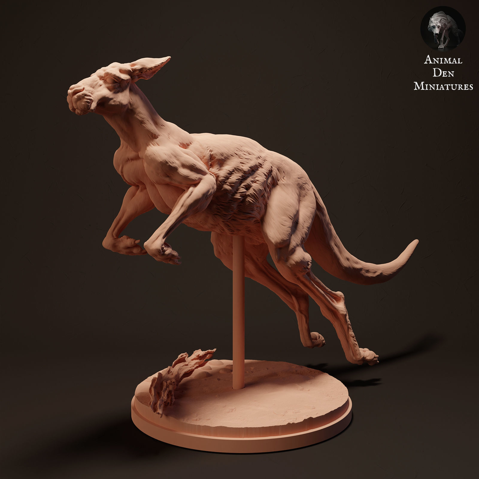 Red Kangaroo Jack Jump 3D model 3D printable | CGTrader
