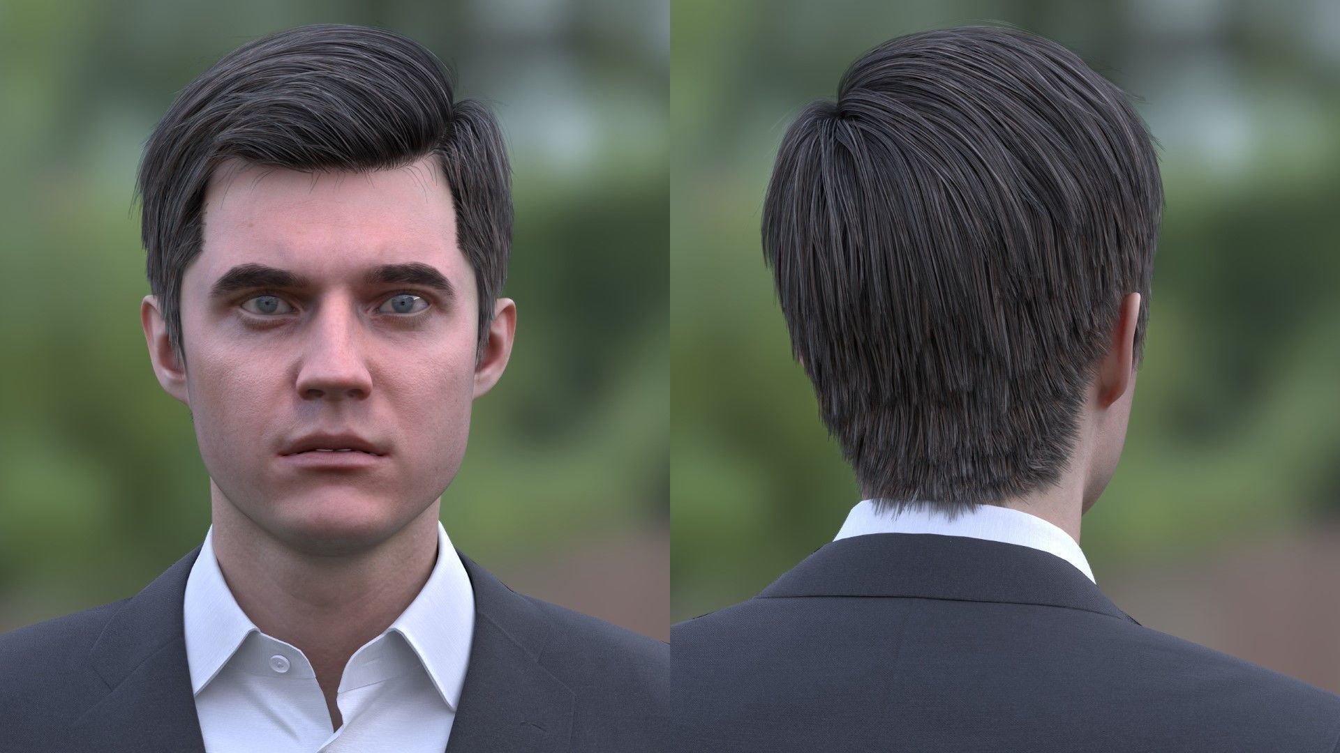 3D model Businessman - Modular - Rigged - Animated VR / AR / low-poly ...
