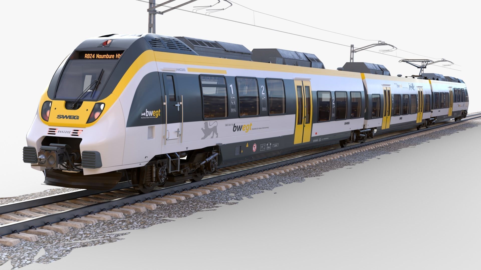 3D model Bombardier TALENT train sweg VR / AR / low-poly | CGTrader