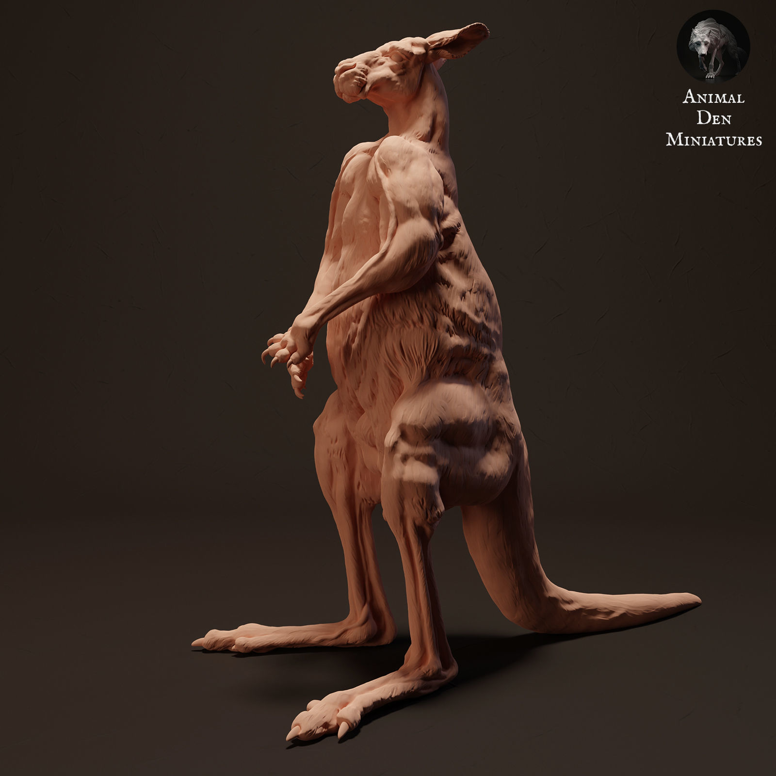 Red Kangaroo Jack 3D model 3D printable | CGTrader