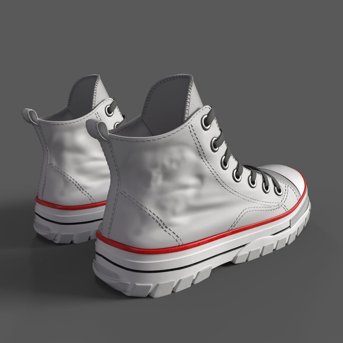 High Sneaker 3D model | CGTrader