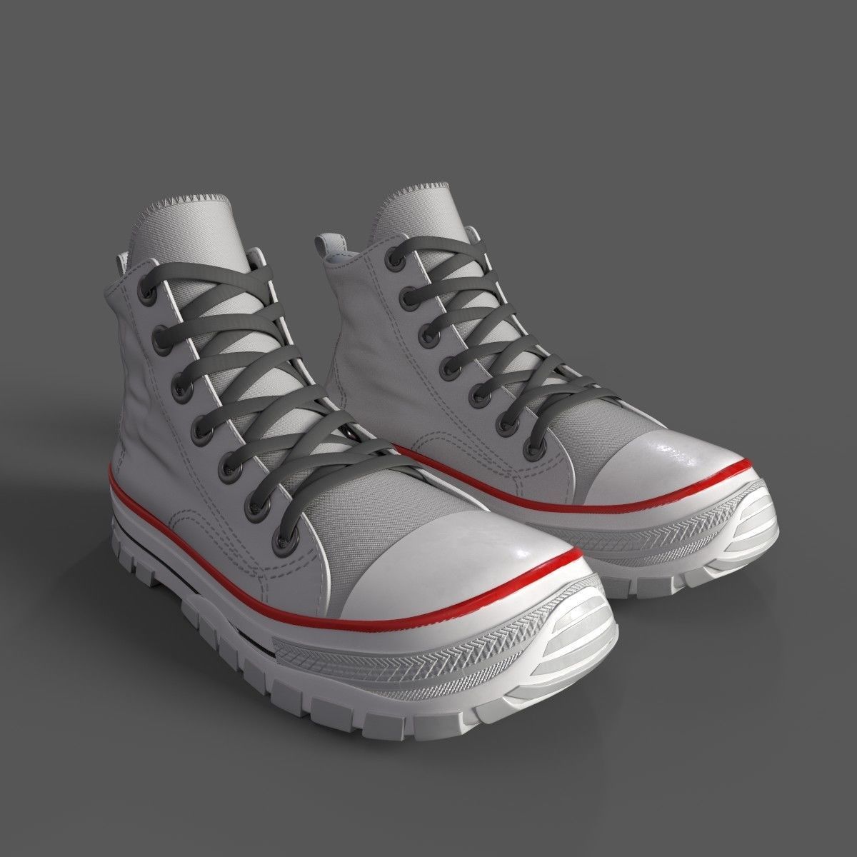 High Sneaker 3D model | CGTrader
