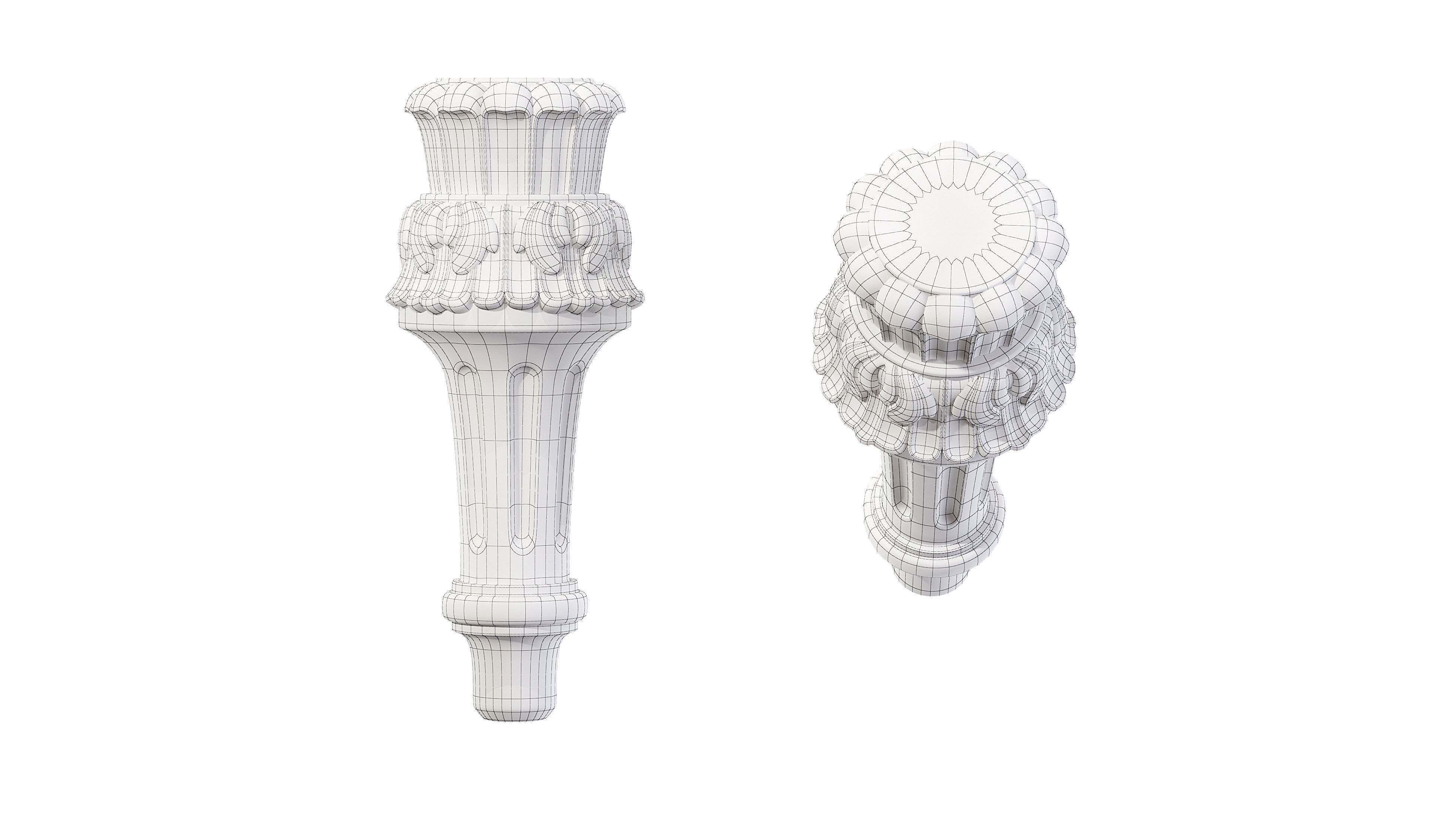 Classic leg 058 3D model | CGTrader