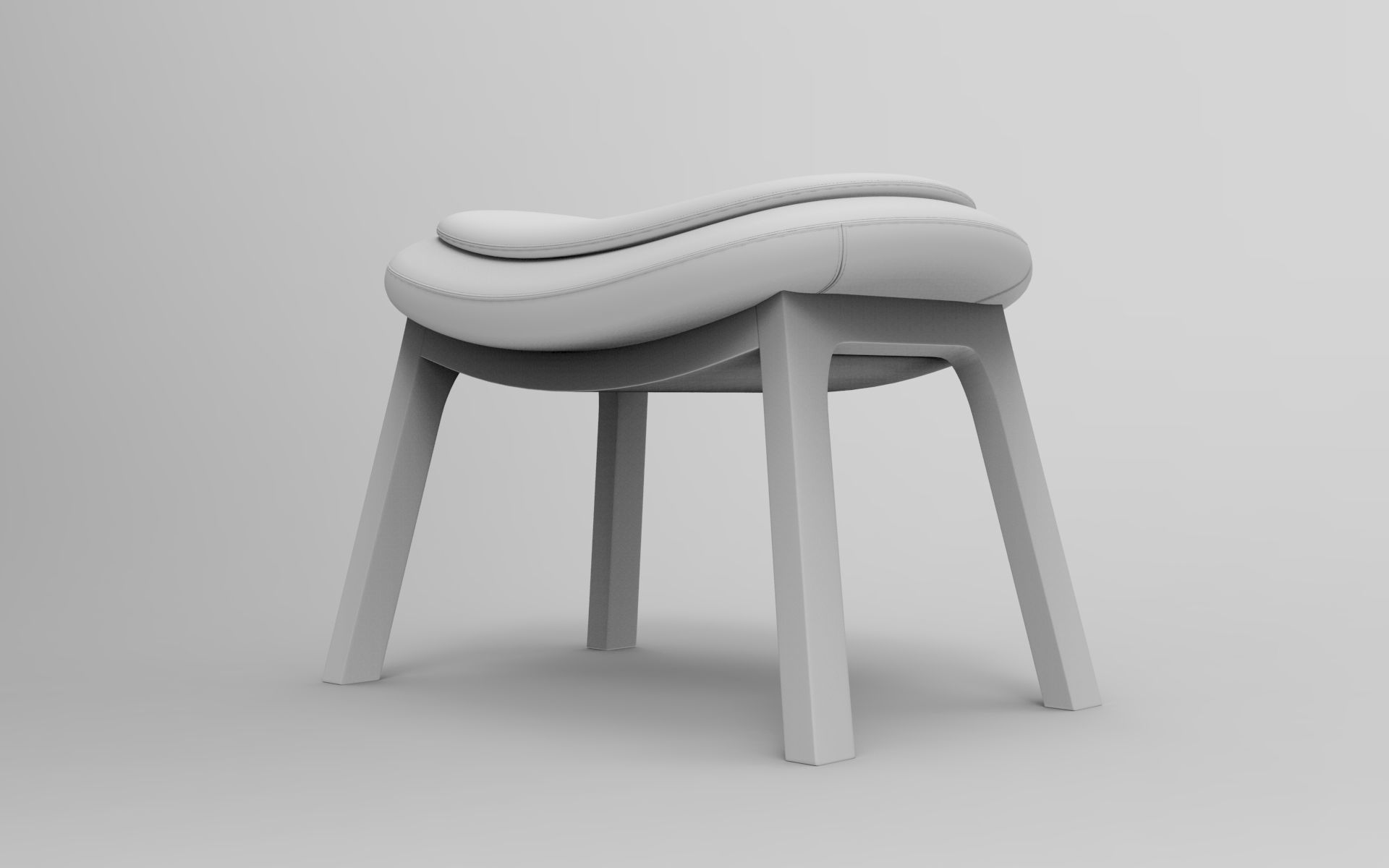 Zaly Stool 3D model | CGTrader