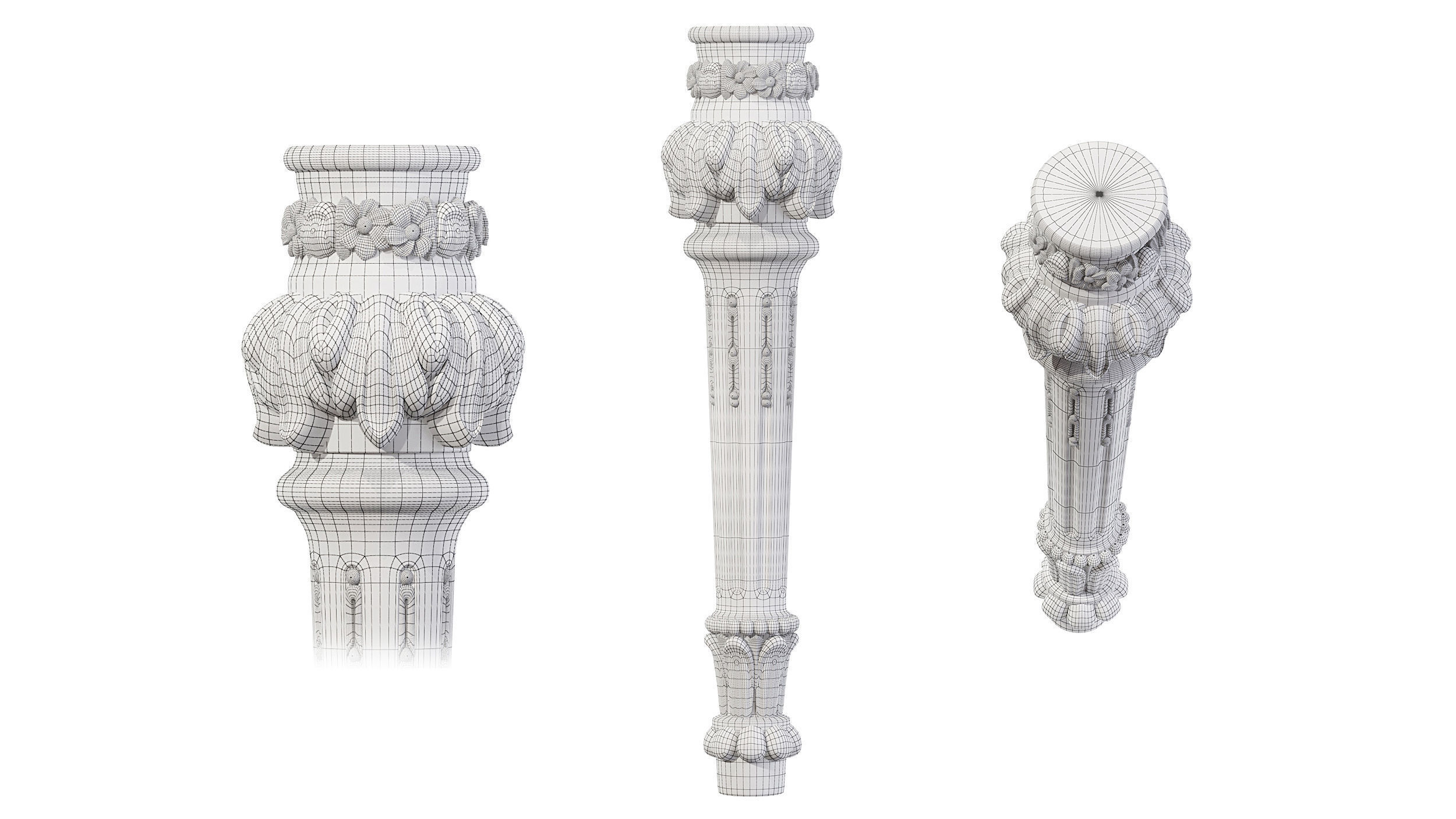 Classic leg 059 3D model | CGTrader