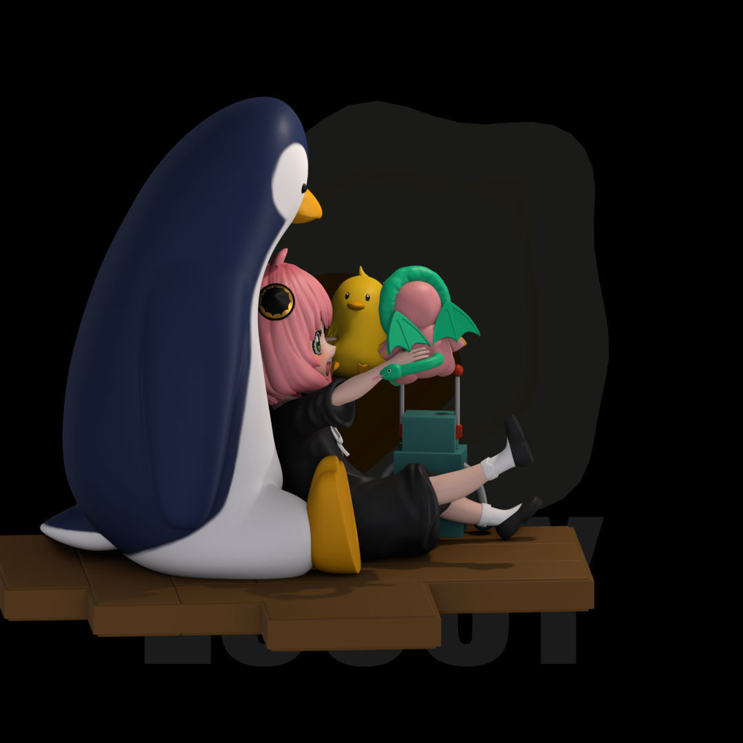 Anya Forger 3D model 3D printable | CGTrader