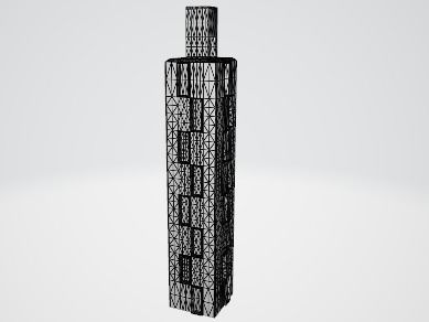 Building without texture 3D model | CGTrader
